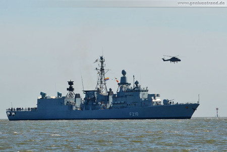 Ankunft der Fregatte Emden (F 210) in WHV | Artikel | GENIUSSTRAND.DE